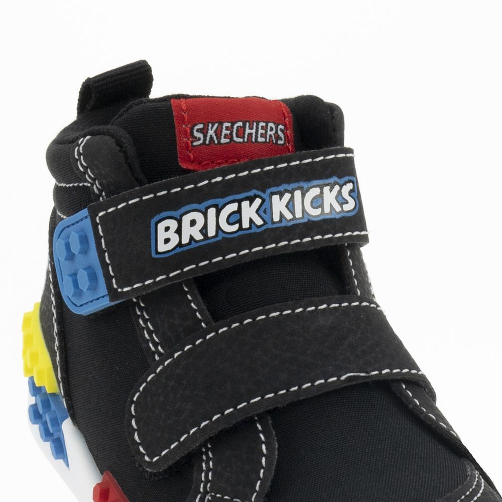 Buty Skechers Kool Bricks Lil Constructor 402224NBKMT dziecięce, czarne