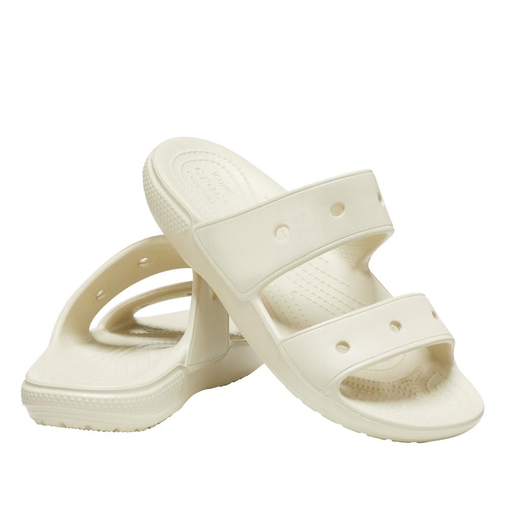 Klapki Crocs Classic Sandal 206761-2Y2 damskie, beżowe