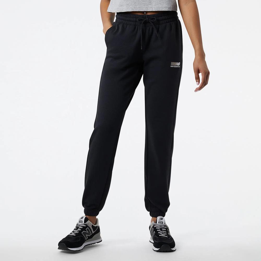 Spodnie New Balance WP23811BK damskie, czarne
