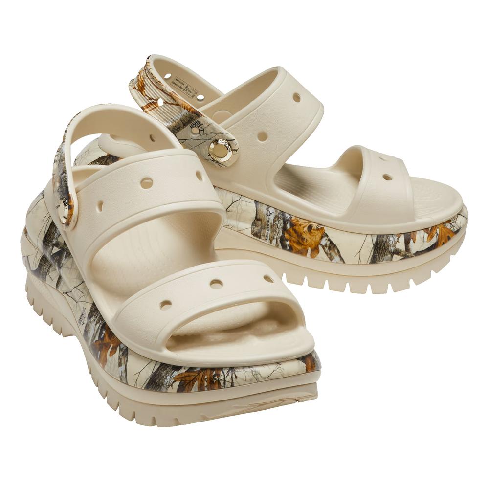 Klapki Crocs Mega Crush Realtree Sandal 208250-2Y2 unisex, beżowe