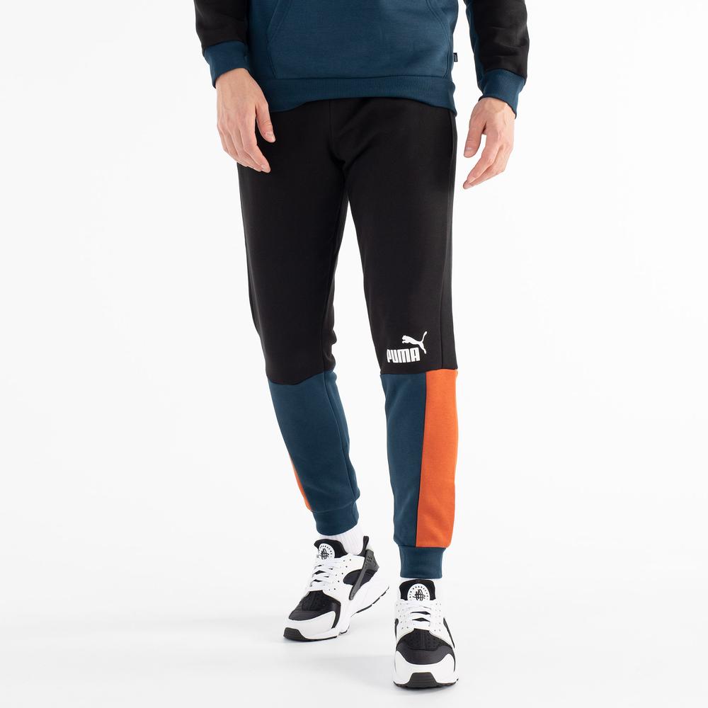 Spodnie Puma Ess+ Block Sweatpants Fl 84903771 męskie, multikolor