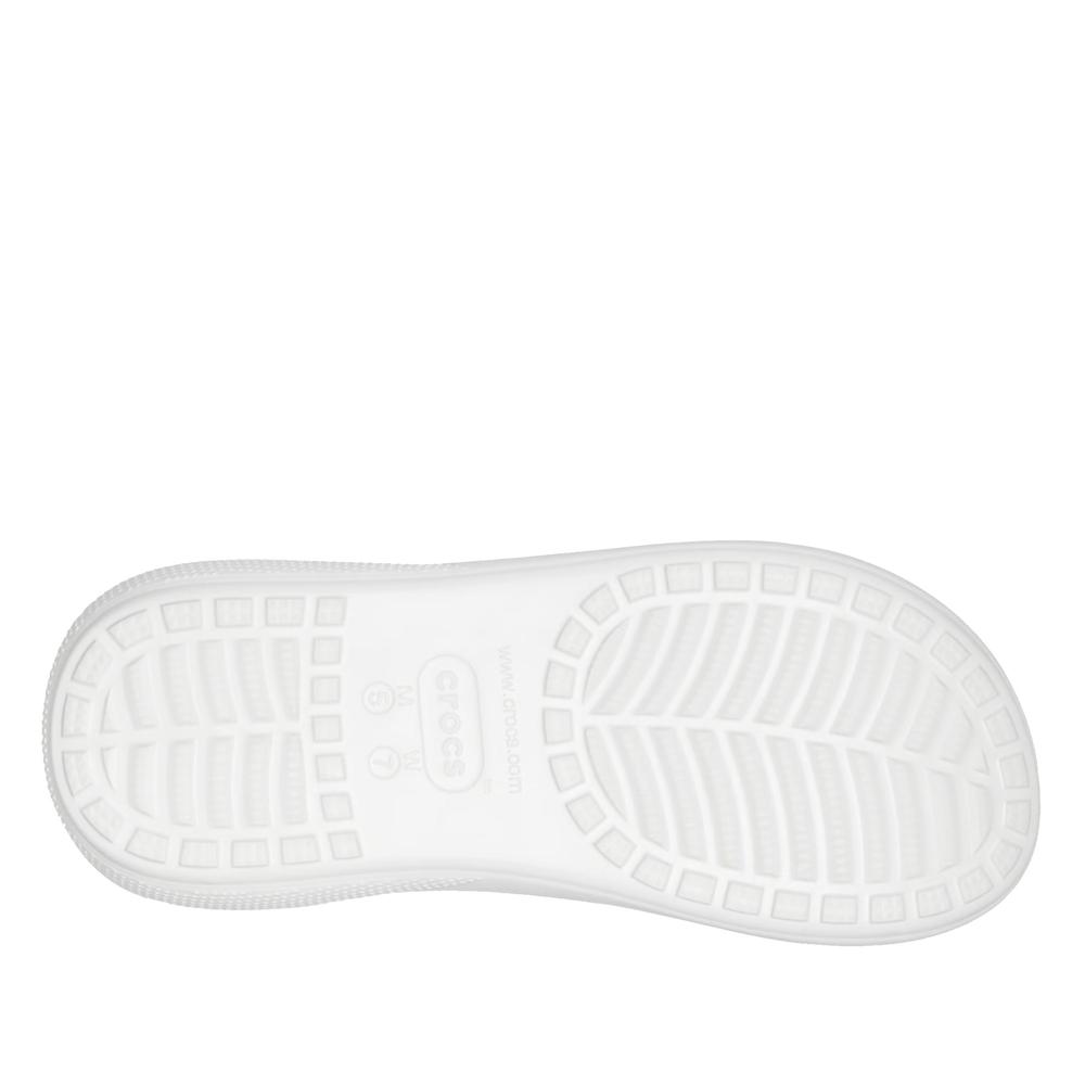 Klapki Crocs Crush Sandal 207670-100 unisex, białe
