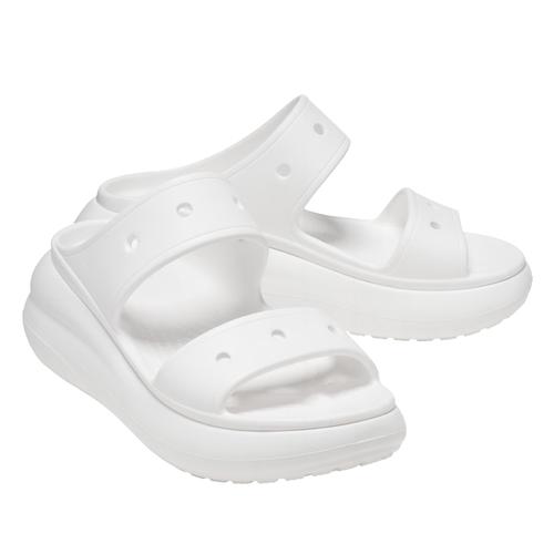 Klapki Crocs Crush Sandal 207670-100 unisex, białe