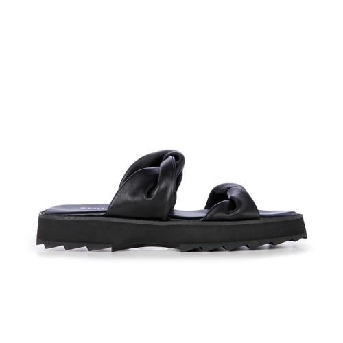 Klapki Emu Australia Bamboo W12703BLAK damskie, czarne