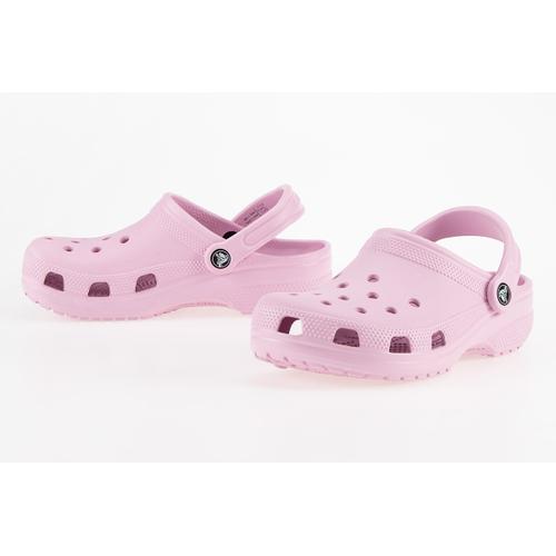 Klapki Crocs Classic Clog 206991-6GD młodzieżowe, różowe