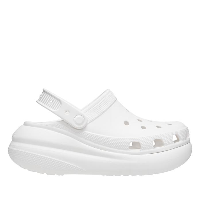 Klapki Crocs Classic Crush Clog 207521-100 damskie, białe