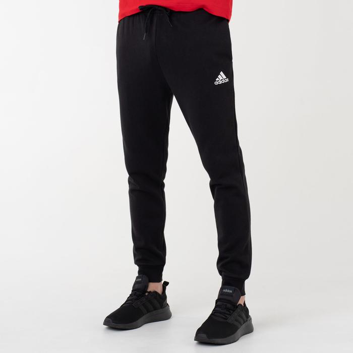 Spodnie adidas Essentials Fleece Regular Tapered HL2236 męskie, czarne