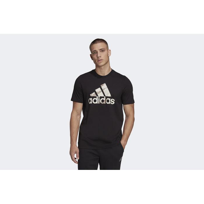 Koszulka adidas Essentials Single Jersey Camo Print HE1876 - czarna