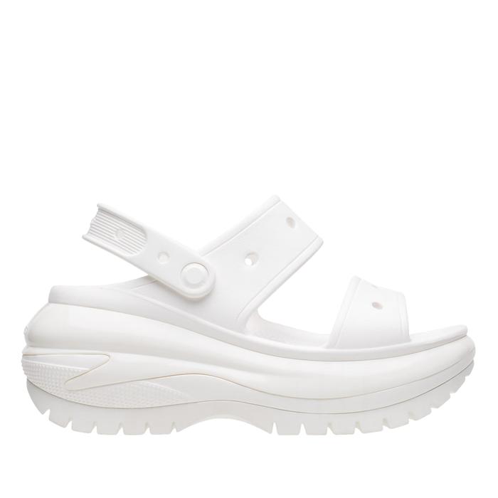 Klapki Crocs Mega Crush Sandal 207989-100 damskie, białe