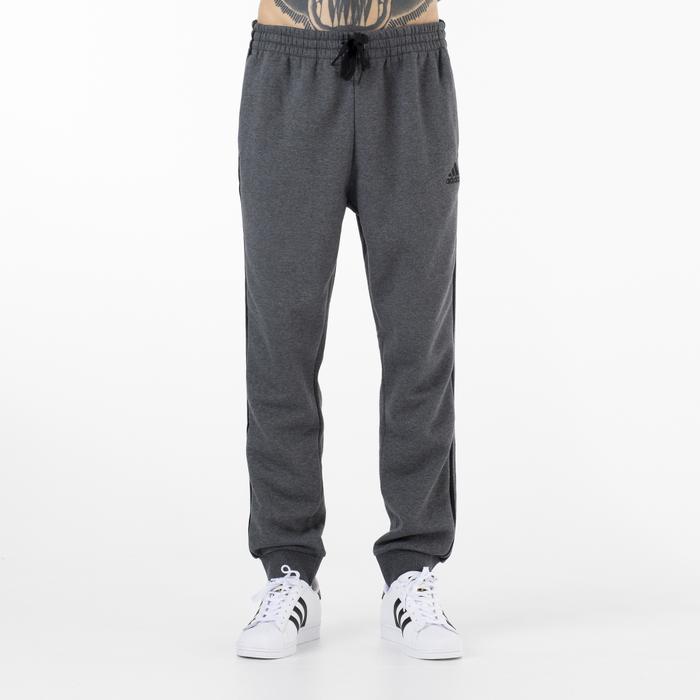 Spodnie adidas Essentials Fleece Tapered Cuff 3-Stripes GK8826 męskie ...