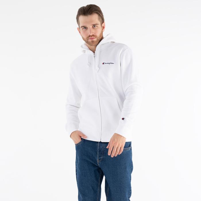 Bluza Champion Hooded Full-Zip 217864-WW001 męska, biała