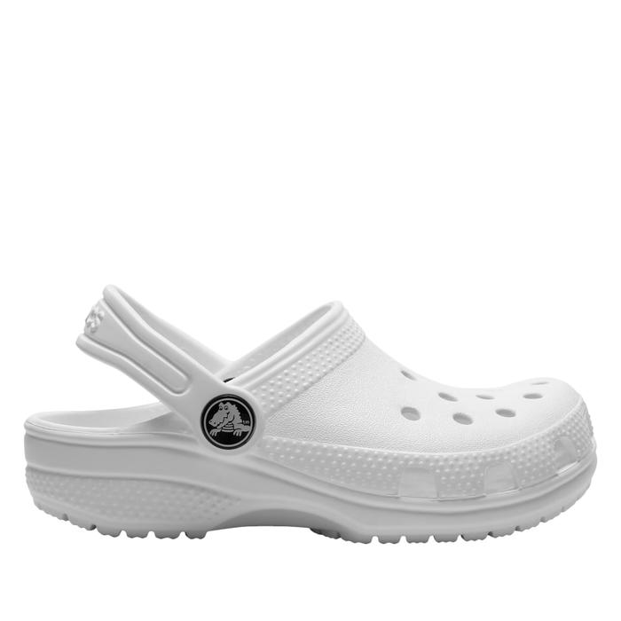 Klapki Crocs Classic Clog 206991-100 młodzieżowe, białe