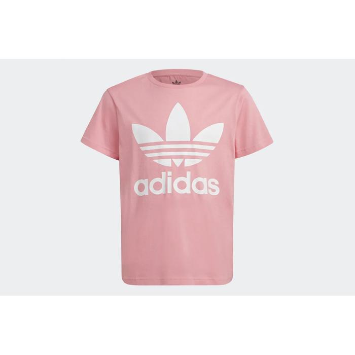Koszulka Adidas Originals Trefoil Tee Hk0259 Młodzieżowa Różowa